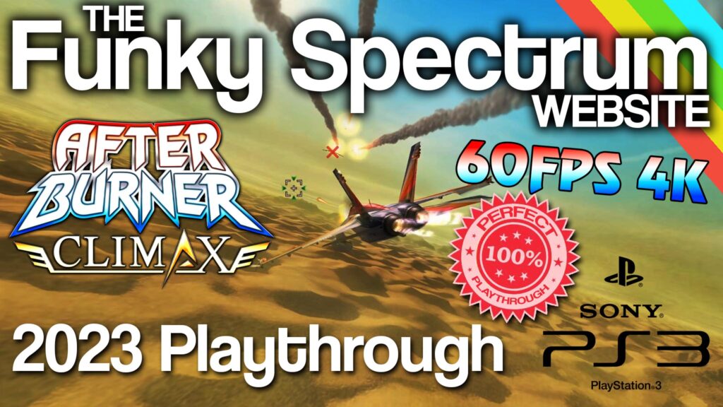Afterburner Climax – 60fps 4k No HUD Playthrough – FunkySpectrum