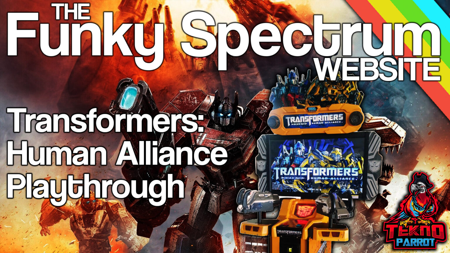 TRANSFORMERS – Human Alliance arcade playthrough – FunkySpectrum